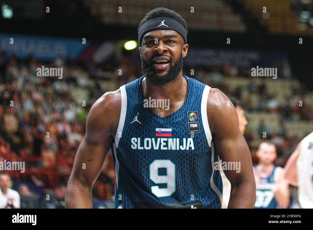 Josh Nebo (Slovenia). FIBA Olympic Qualifying Tournament. Piraeus 2024 ...