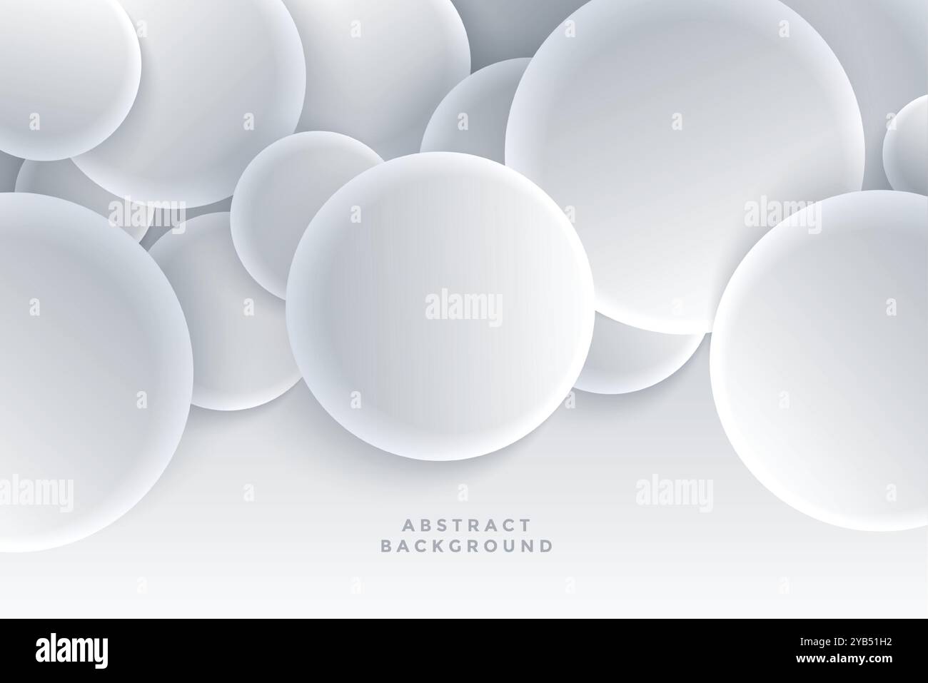 3d circles spheres white background Stock Vector Image & Art - Alamy