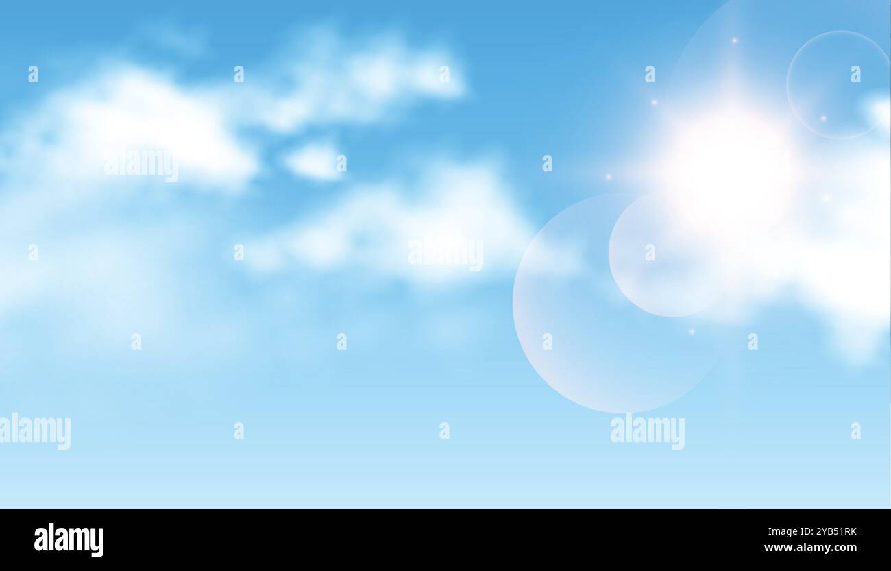 Sky fog clouds on Stock Vector Images - Alamy