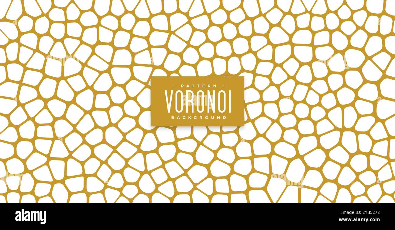 classic voronoi pattern texture background Stock Vector Image & Art - Alamy