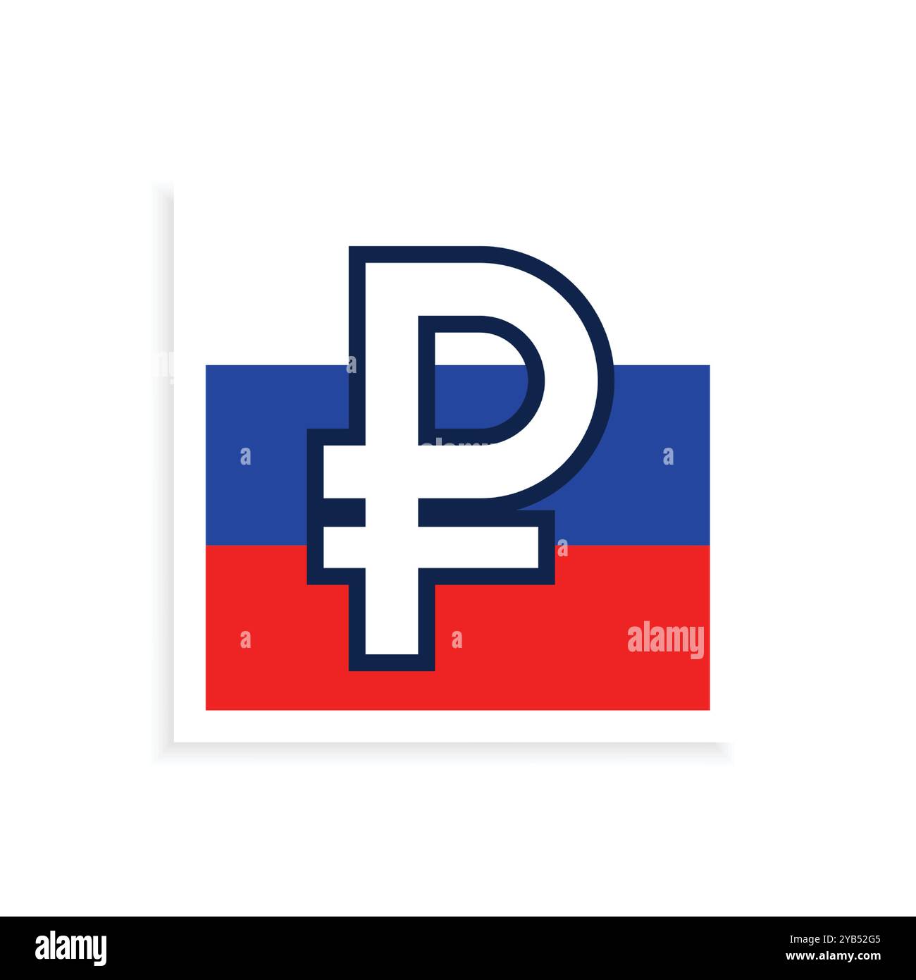 ruble symbol with map of russia Stock Vector Image & Art - Alamy