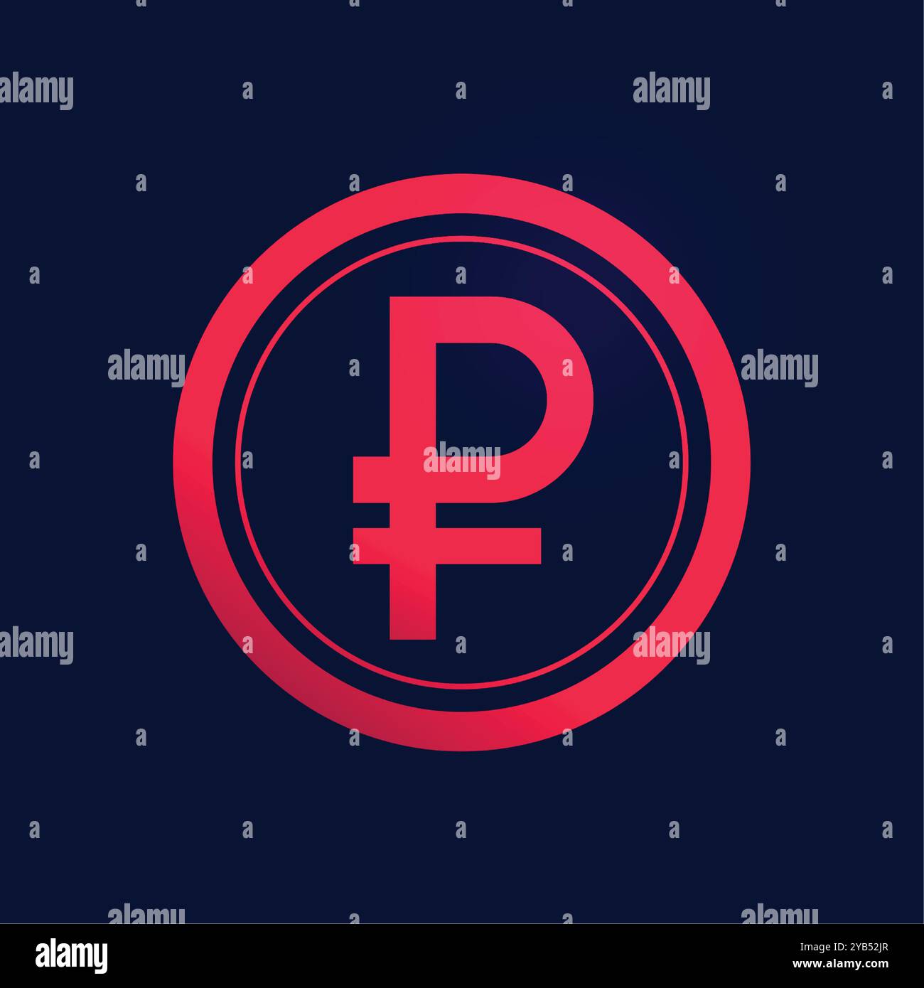 Russian money ruble in Stock Vector Images - Alamy