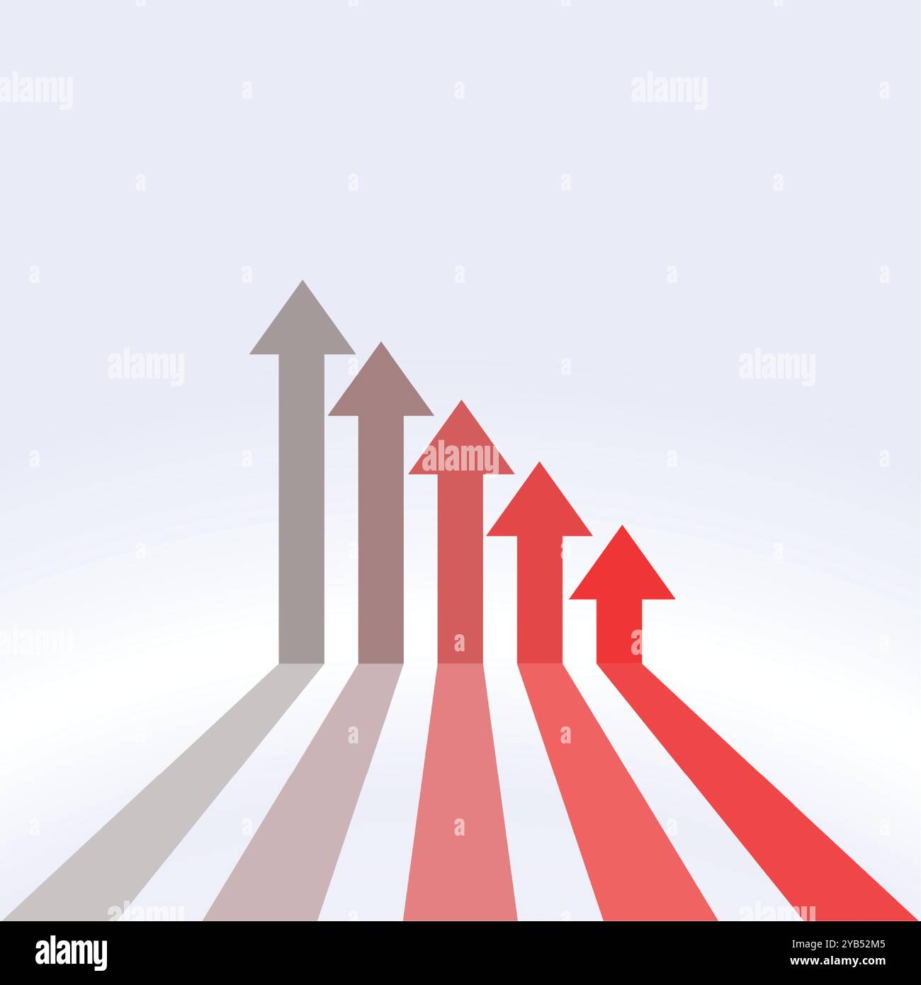 business downfall red arrow concept background Stock Vector Image & Art ...