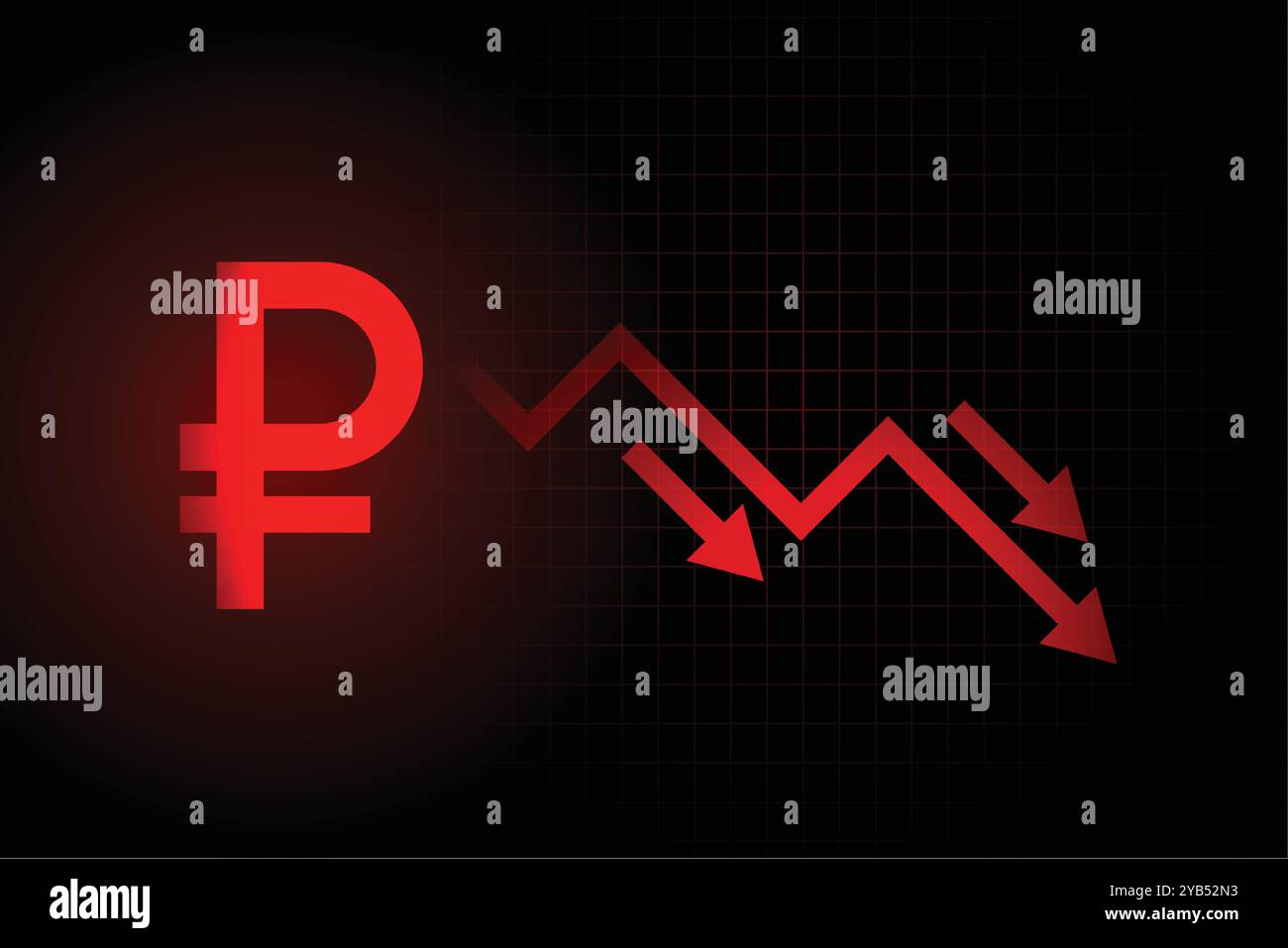 Symbol price collapse Stock Vector Images - Alamy