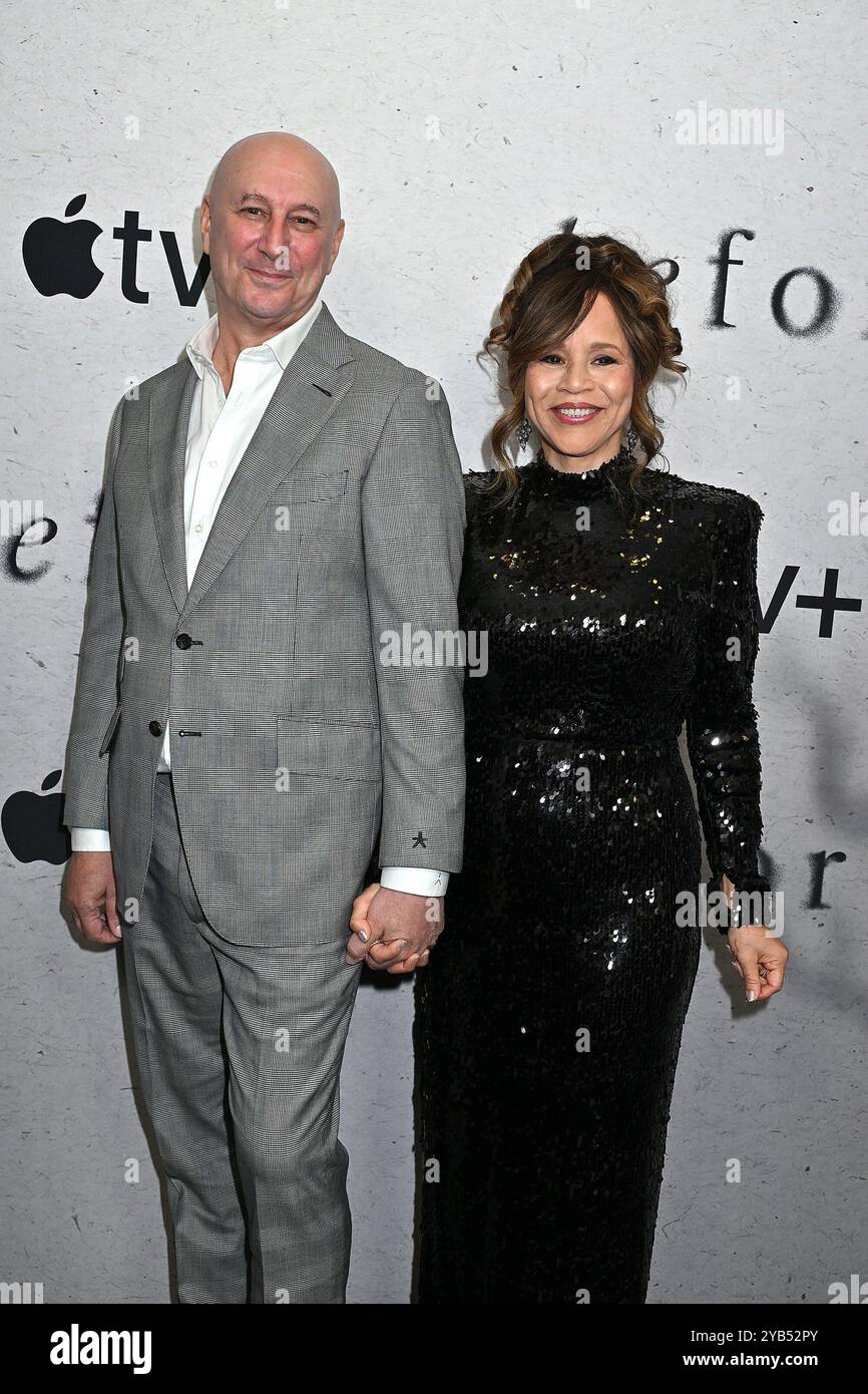 Rosie Perez and husband Eric Haze attend Apple TV 's "Before" New York ...