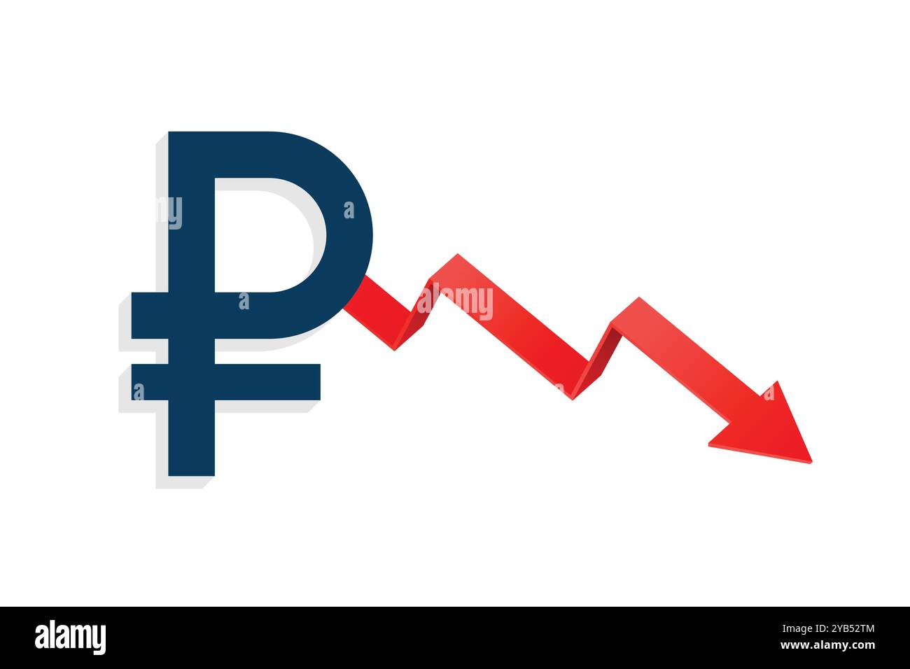 Russian economy collapse Cut Out Stock Images & Pictures - Alamy
