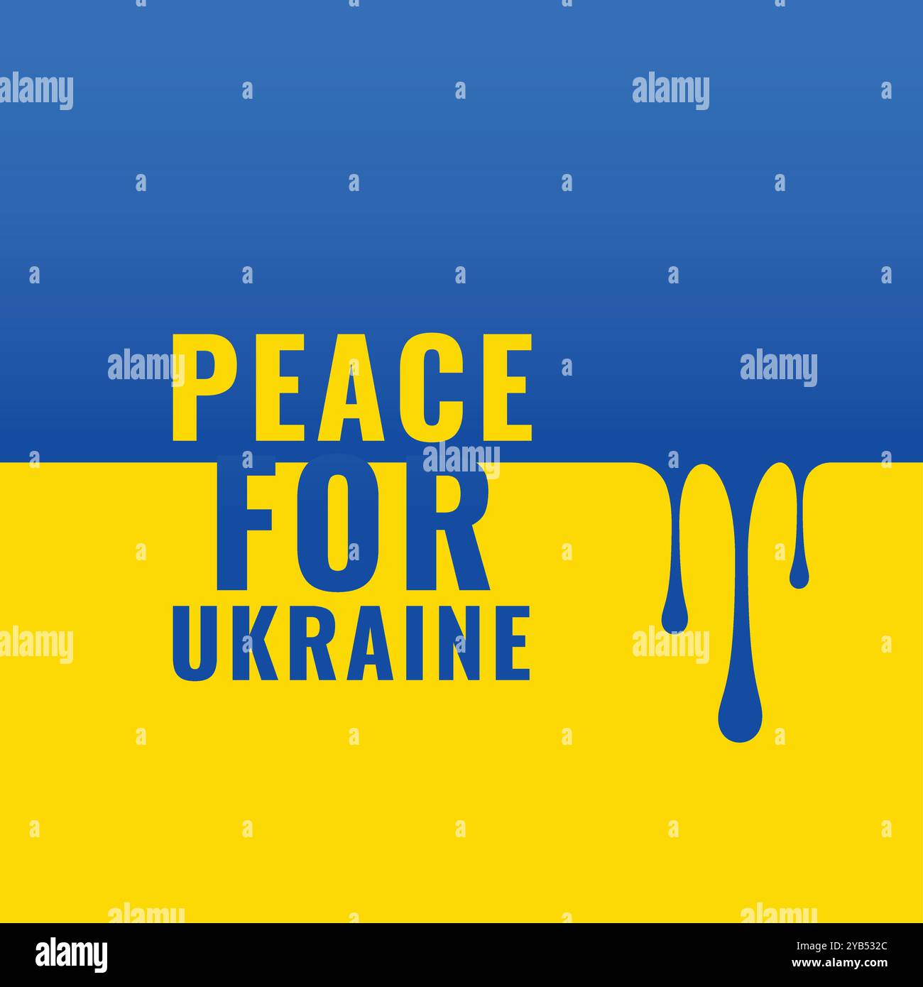 peace for ukraine poster for russia invasion in the nation concept ...