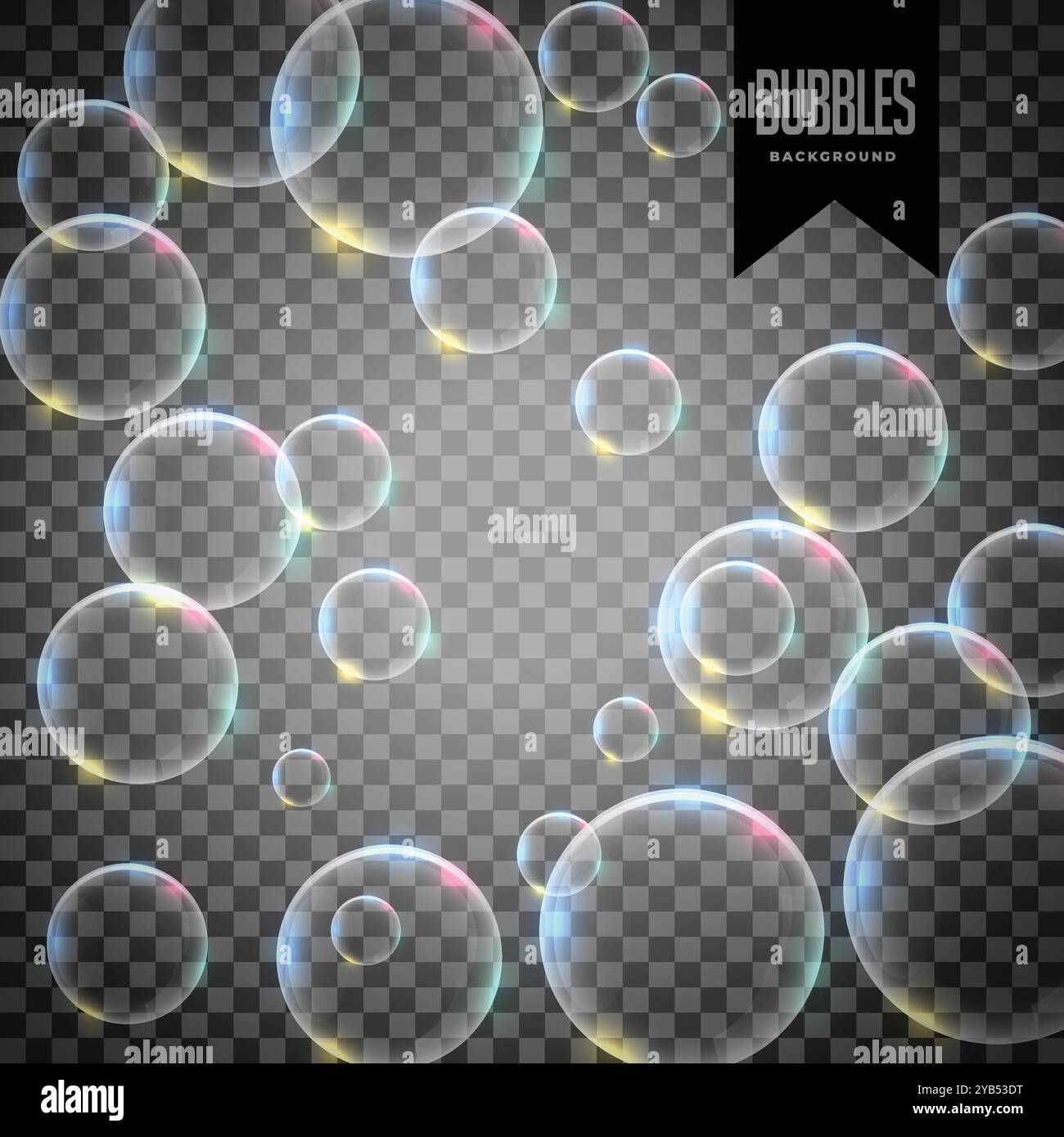transparent water bubbles background design Stock Vector Image & Art ...
