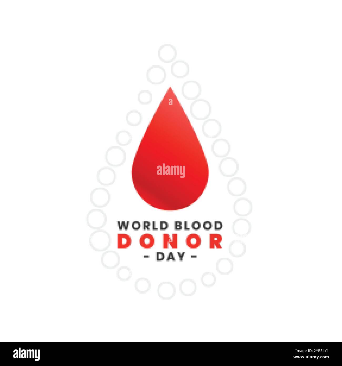 international blood donor day concept poster Stock Vector Image & Art ...