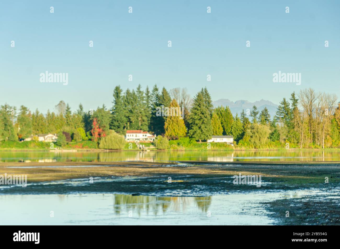 View of Draper Creek and Hatzic Island in Hatzic Lake from Neilson ...