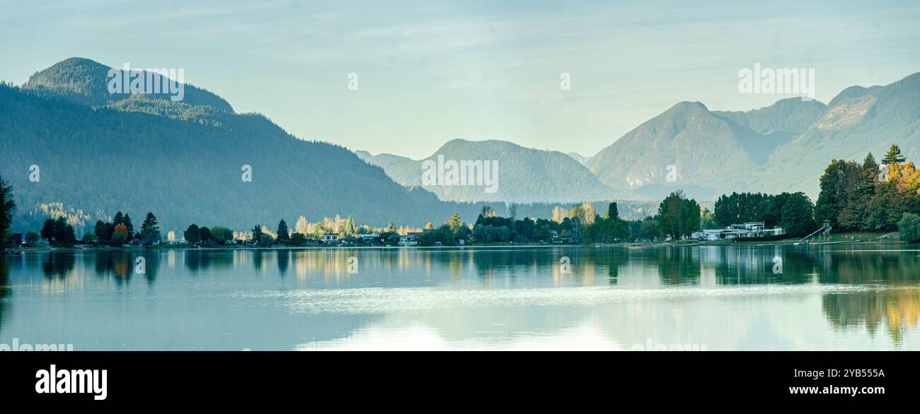 View of Draper Creek and Hatzic Island in Hatzic Lake from Neilson ...