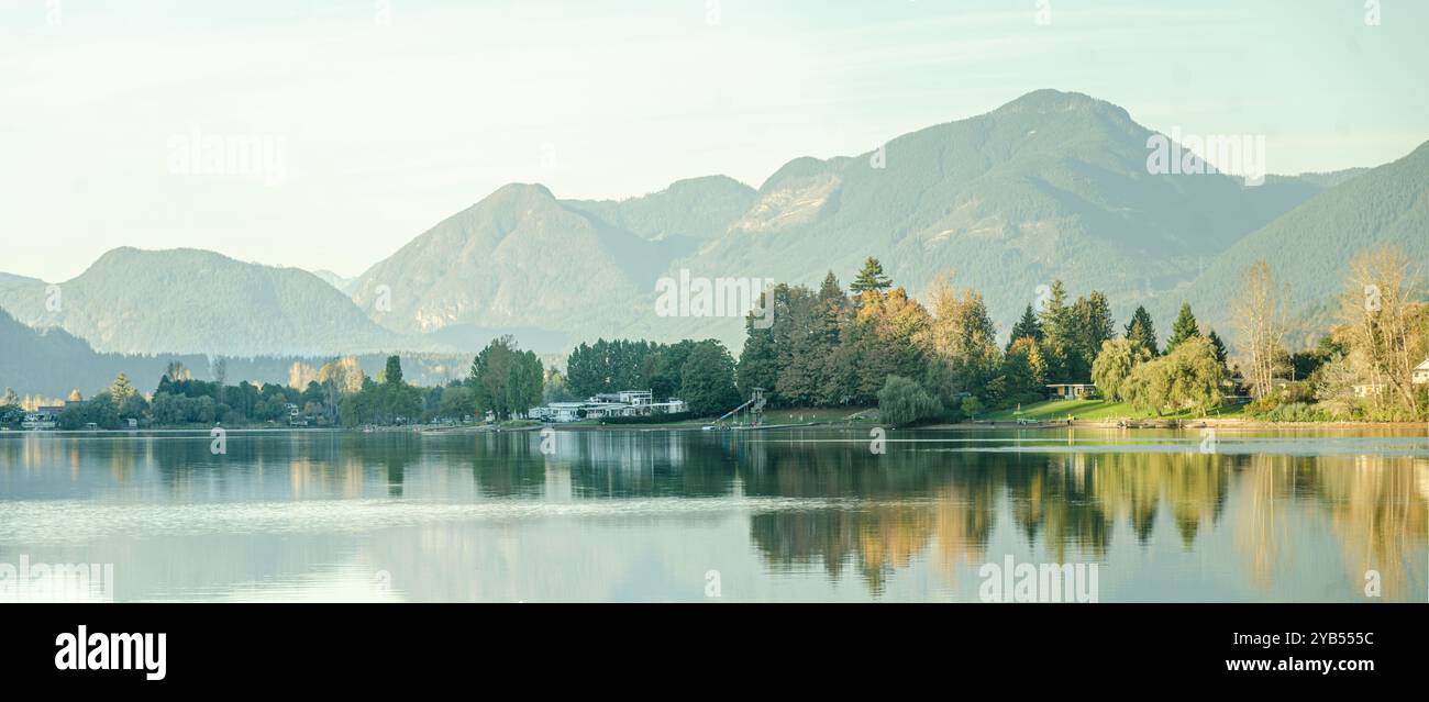 View of Draper Creek and Hatzic Island in Hatzic Lake from Neilson ...