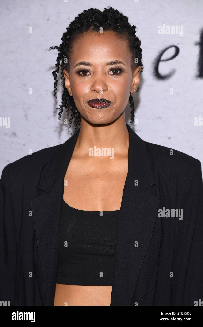 New York, USA. 16th Oct, 2024. Kineta Kunutu attends the world premiere ...