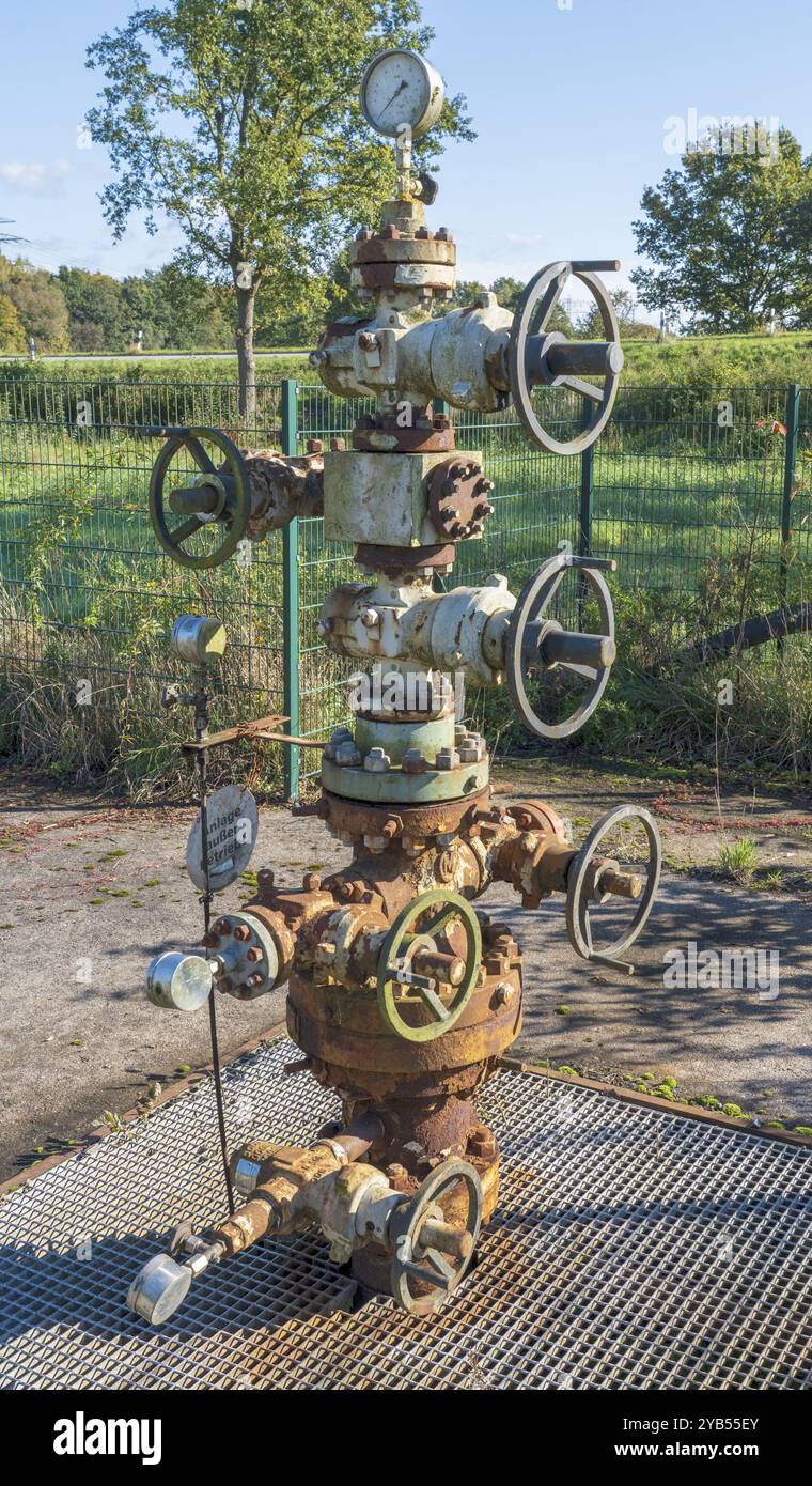 Valve, gas, gas tap, wheel, pore storage, gas storage, Reitbrook ...