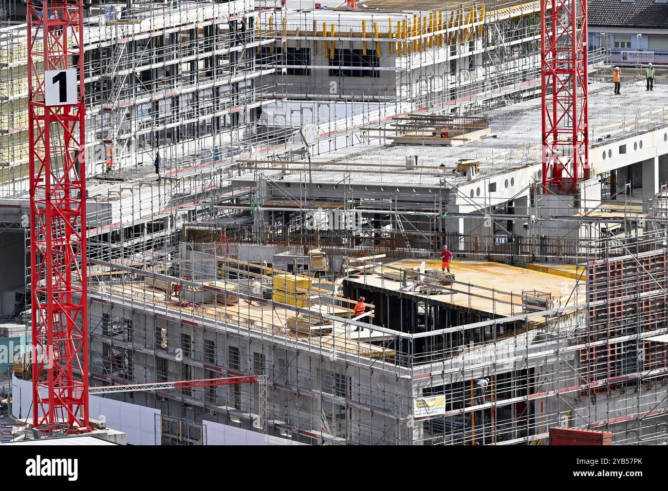Large construction site Stock Photo - Alamy