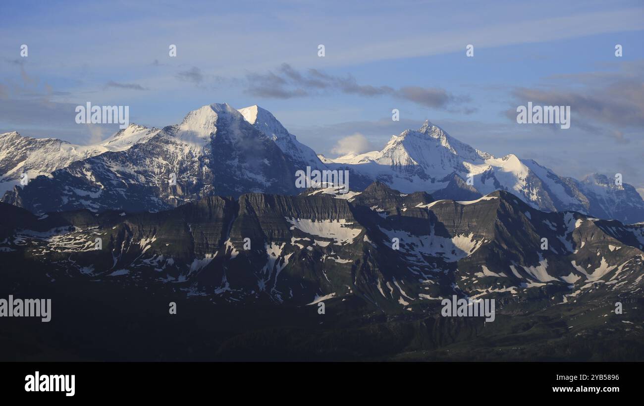 Eiger north face from peaks hi-res stock photography and images - Alamy
