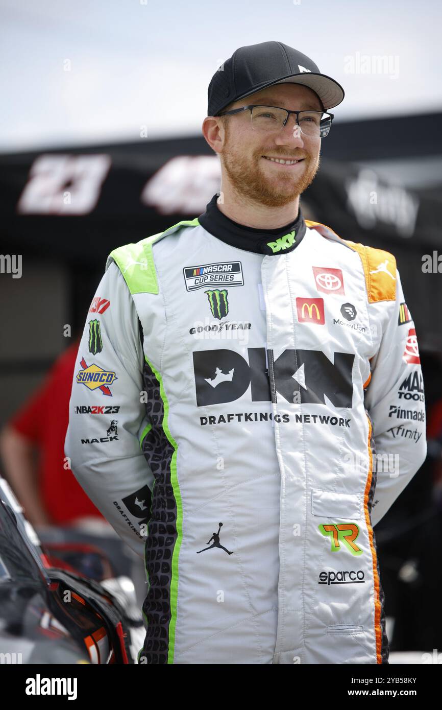 NASCAR Cup Driver, Tyler Reddick (45) gets ready to qualify for the ...