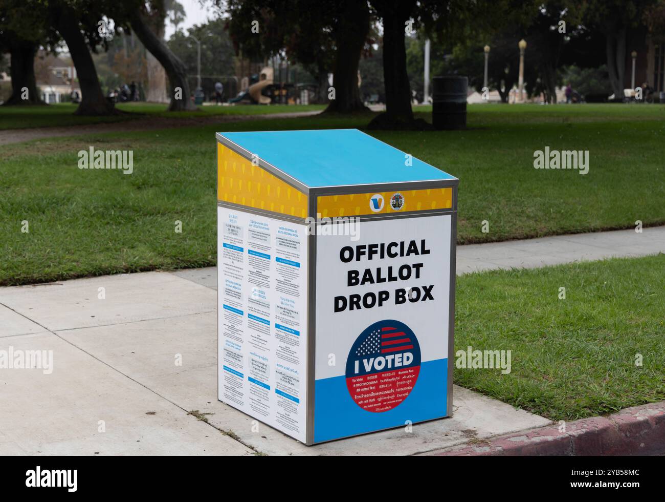 Mail-in voting begins in Los Angeles County. Ballots can be dropped at ...