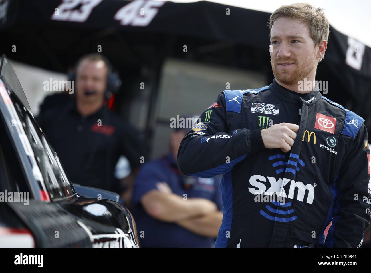 NASCAR Cup Series Driver, Tyler Reddick (45) takes to the track to ...