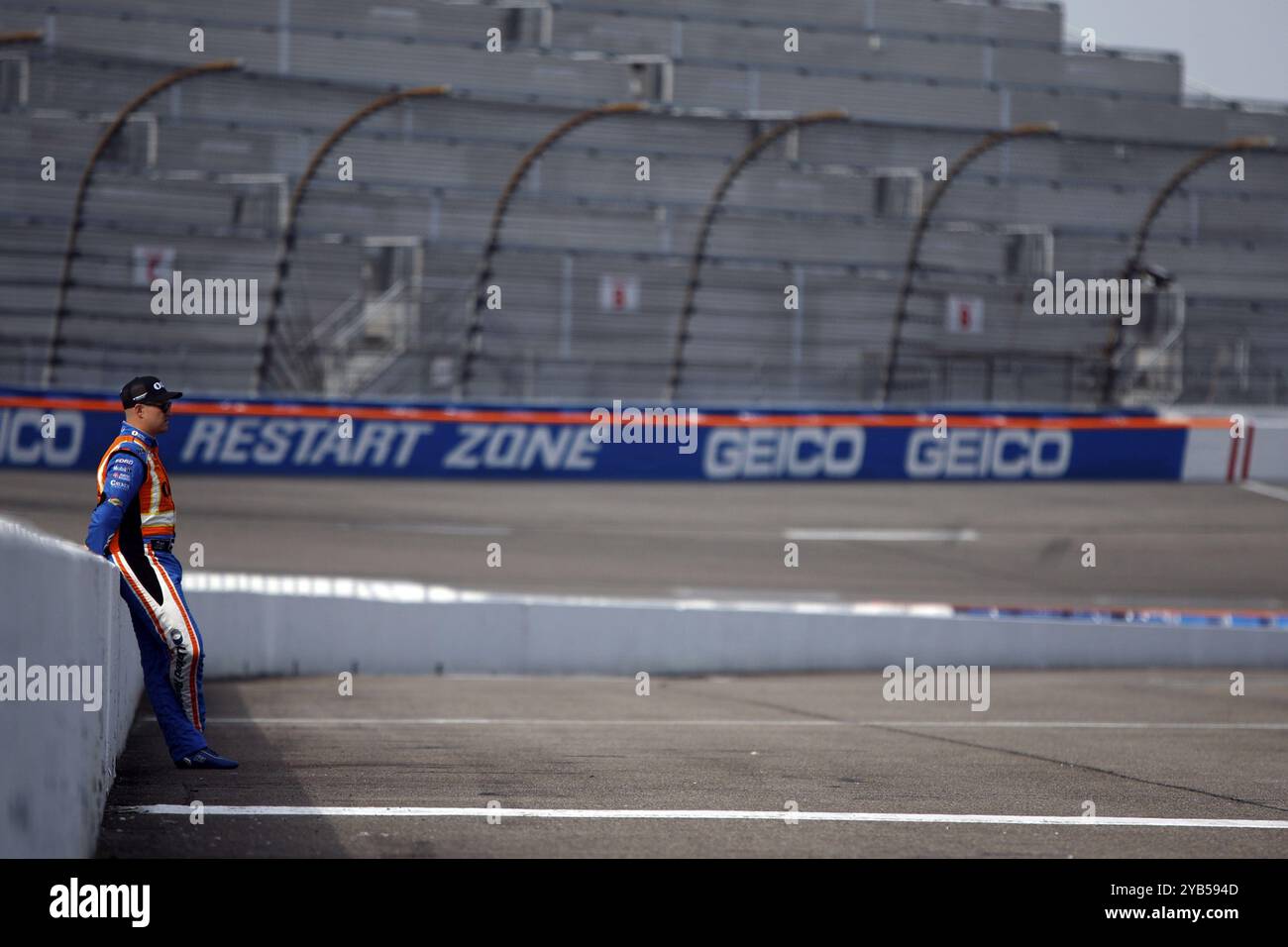 NASCAR Cup Series driver, Ryan Preece gets ready to practice for the ...