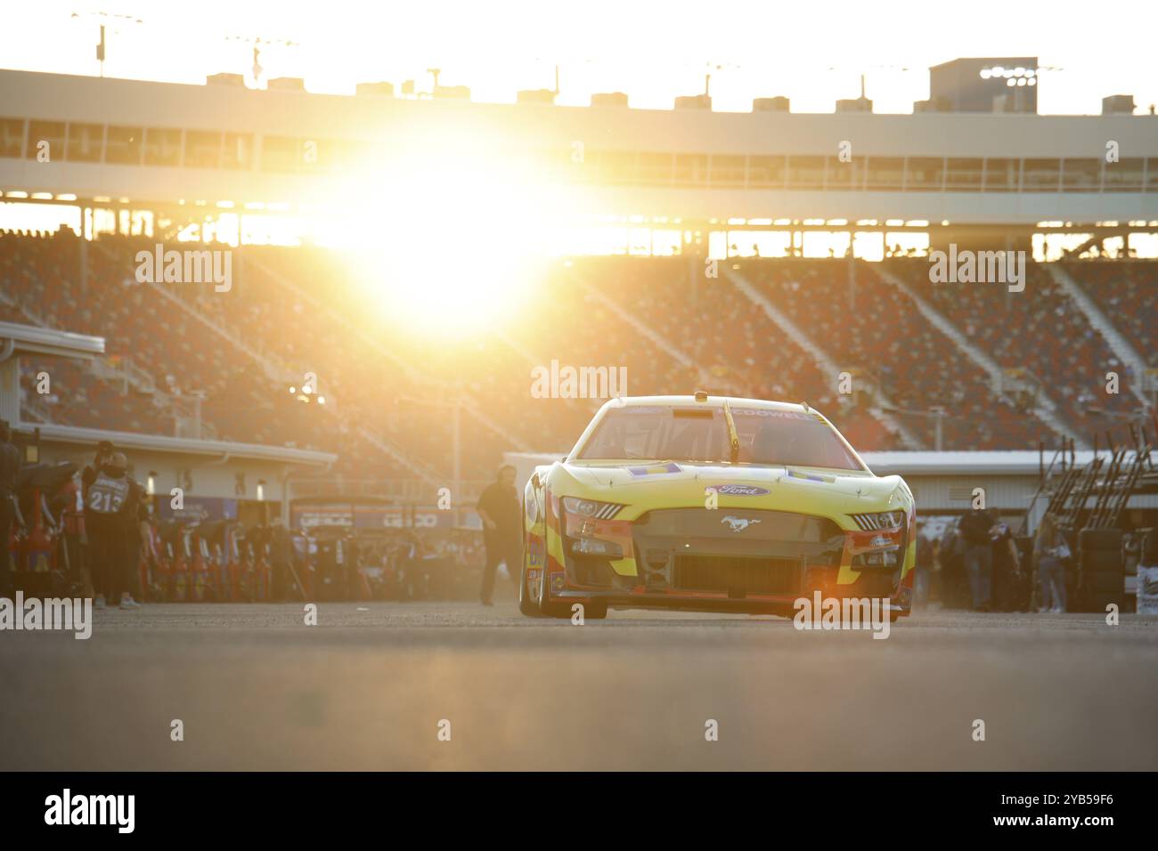 NASCAR Cup Series Driver, Michael McDowell (34) takes to the track to ...