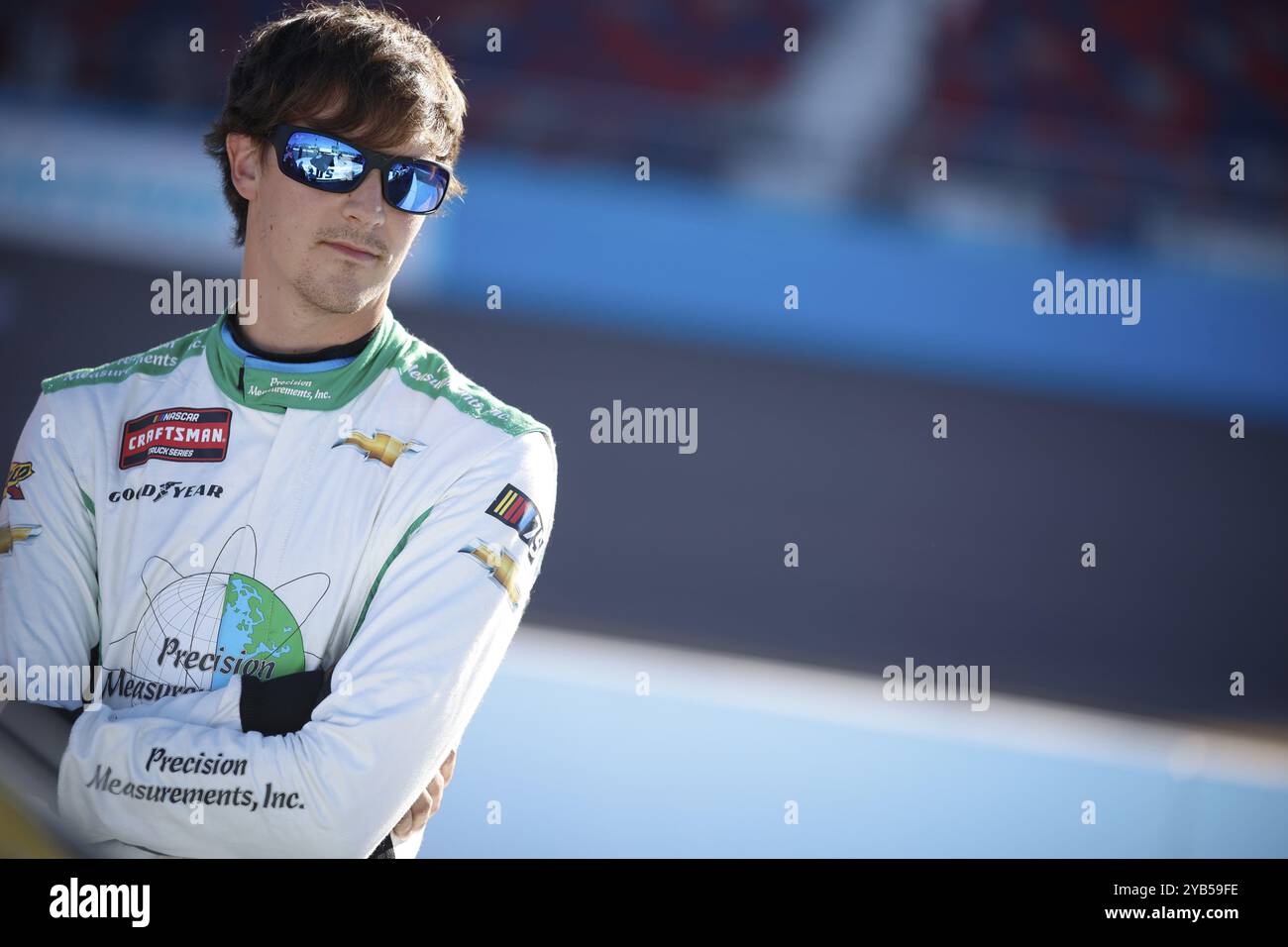 NASCAR Craftsman Truck Series Driver, Nick Leitz (20) gets ready to ...