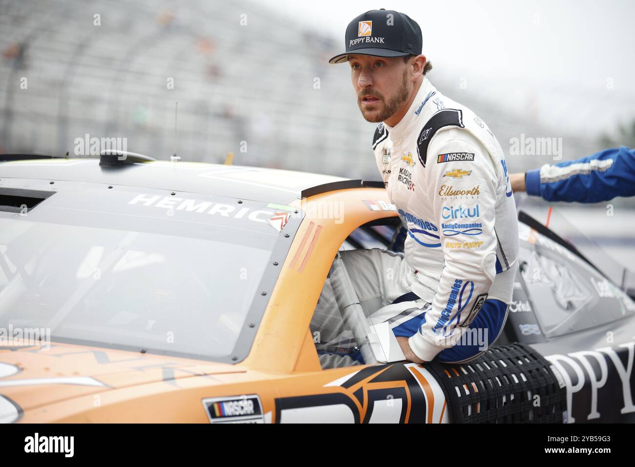 Daniel Hemric gets ready for the USA Today 301 in Concord, NH, USA ...