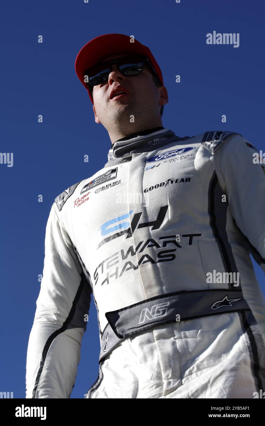 NASCAR Cup Series driver, Noah Gragson gets ready to practice for the ...