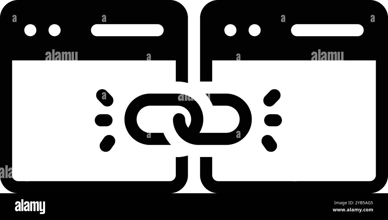 Icon for link, document Stock Vector Image & Art - Alamy