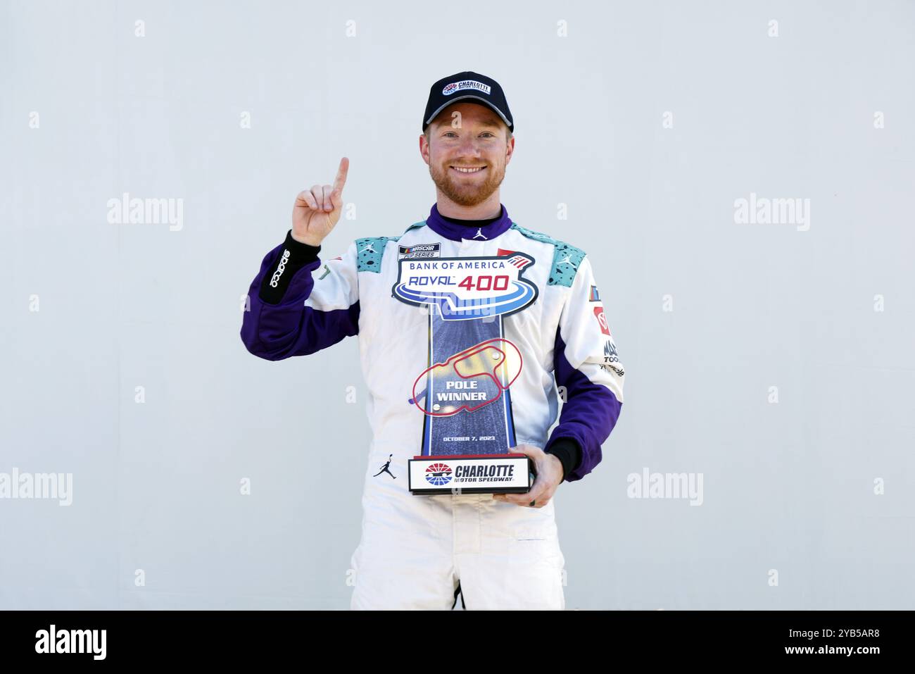 NASCAR Cup Series Driver Tyler Reddick (45) wins the Busch Light Pole ...