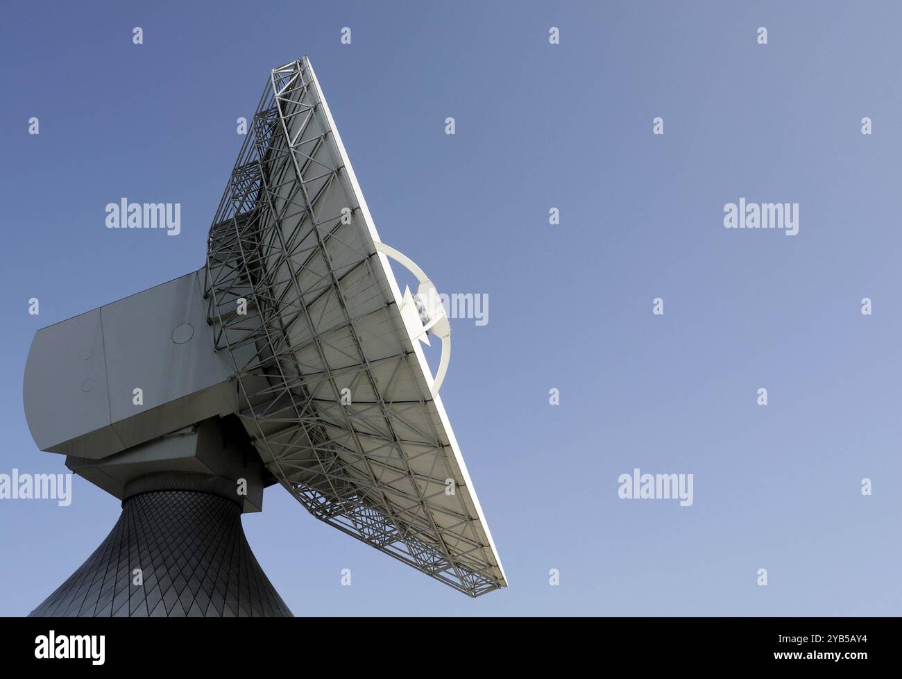 Fuchsstadt earth station Stock Photo - Alamy