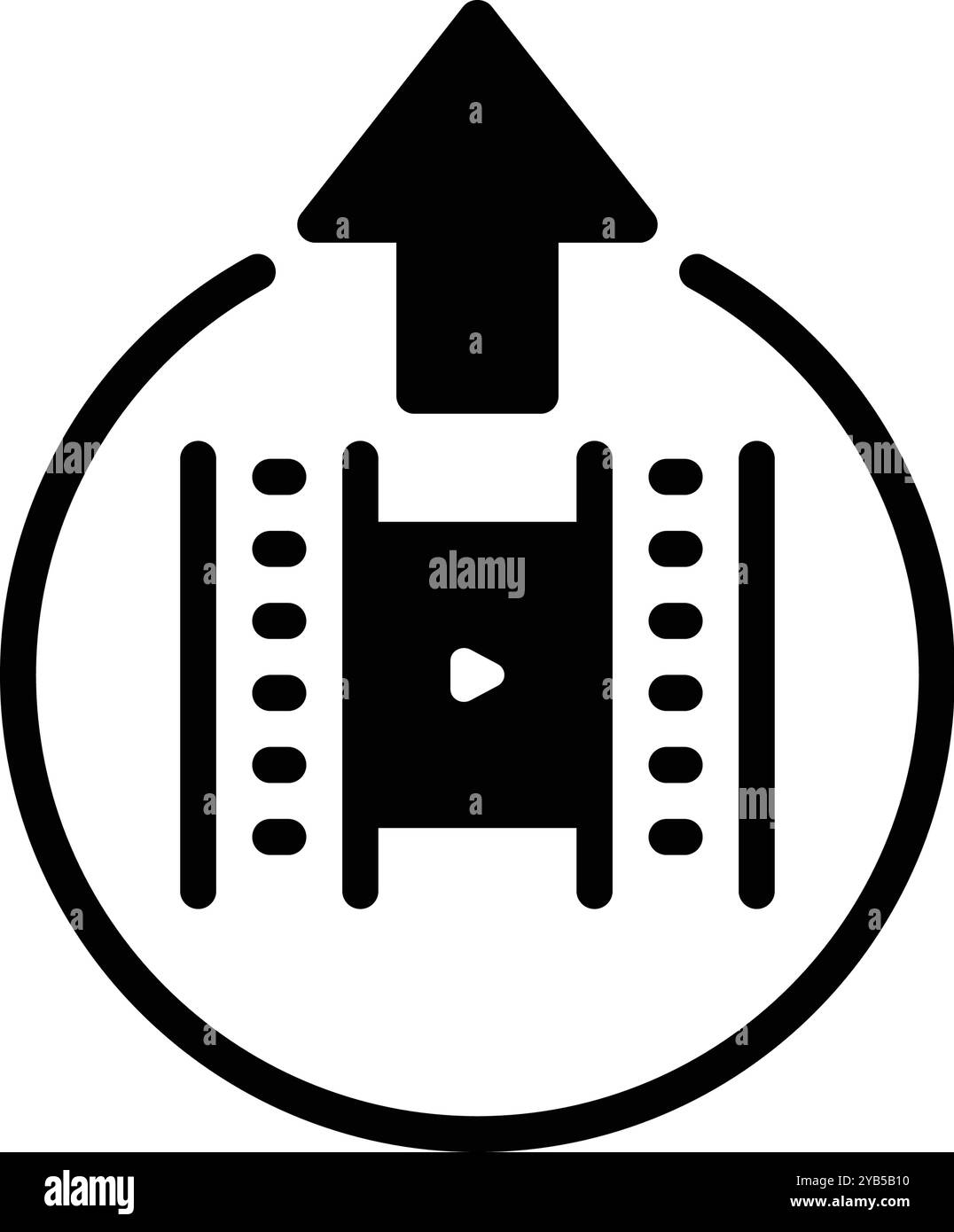 Icon for upload, movie Stock Vector Image & Art - Alamy