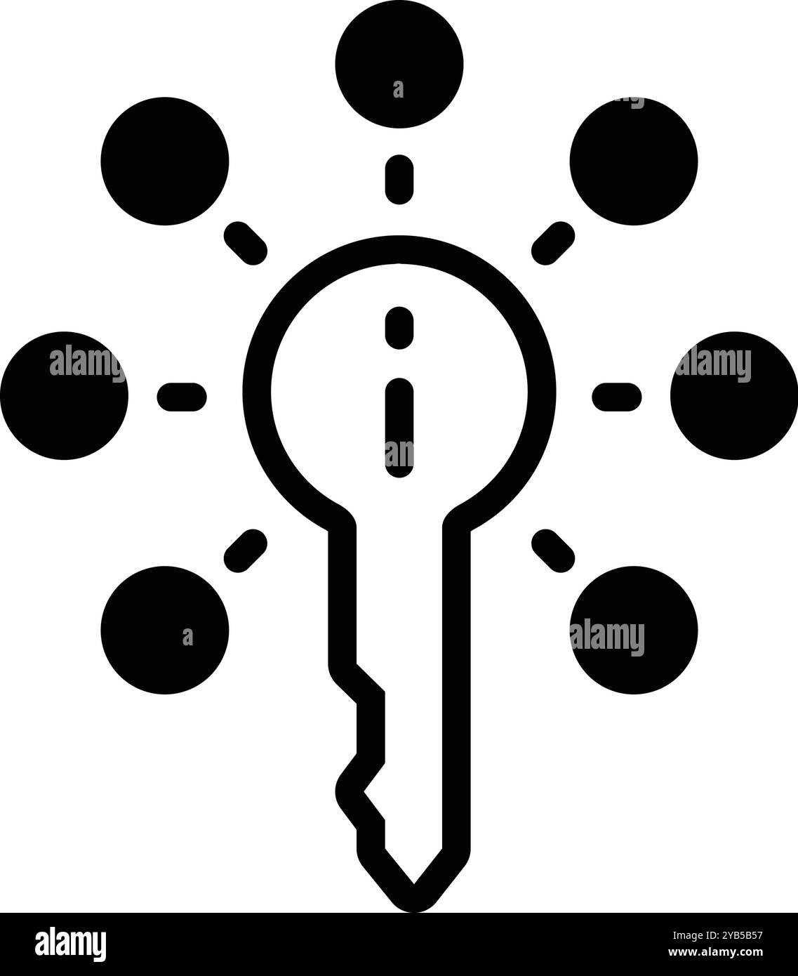 Icon for key information, key Stock Vector Image & Art - Alamy