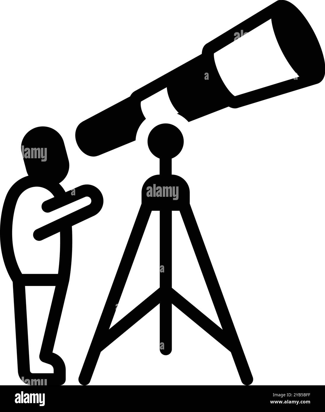 Icon for astronomy, telescope Stock Vector Image & Art - Alamy