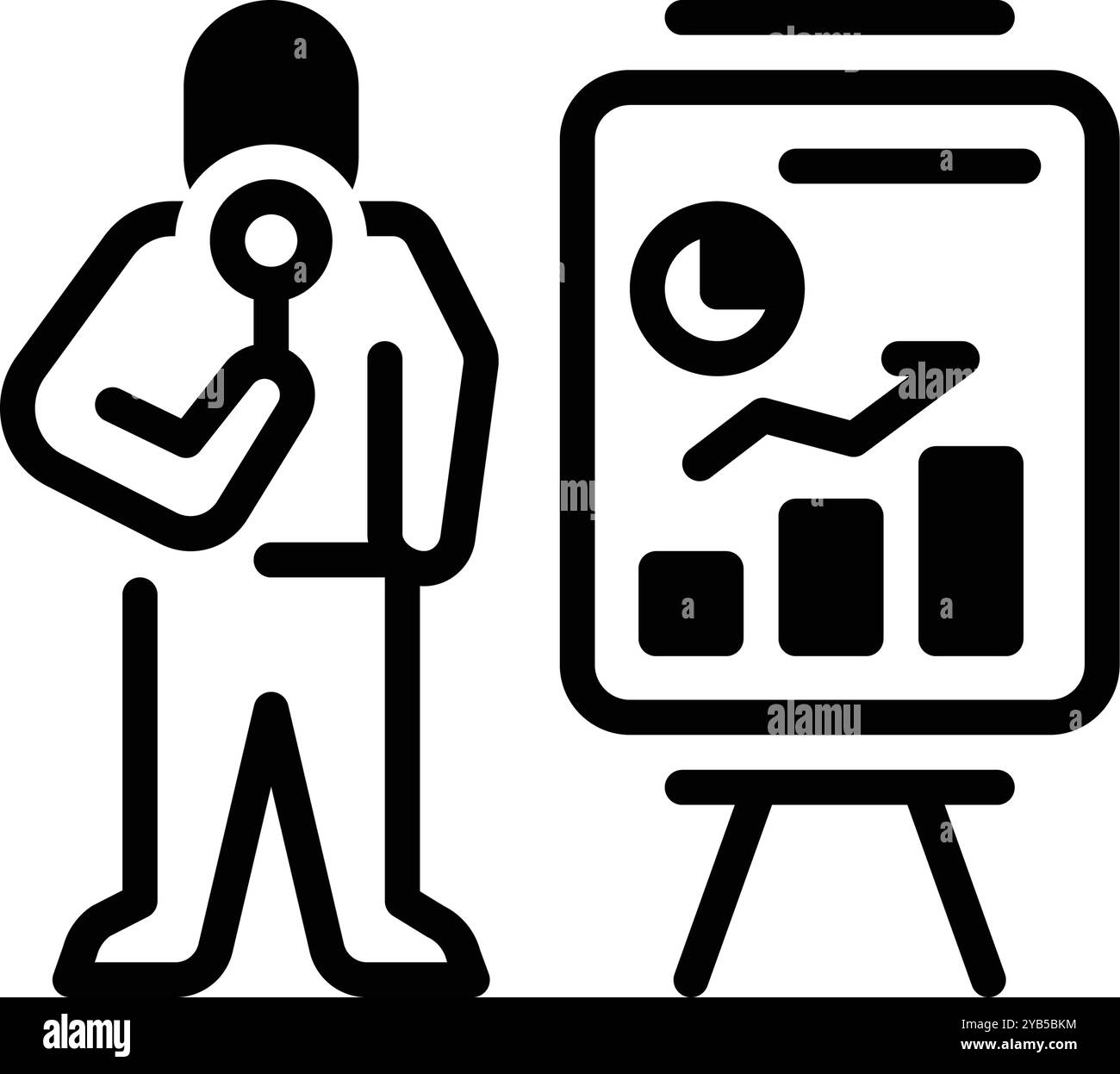 Icon for presenter, emcee Stock Vector Image & Art - Alamy