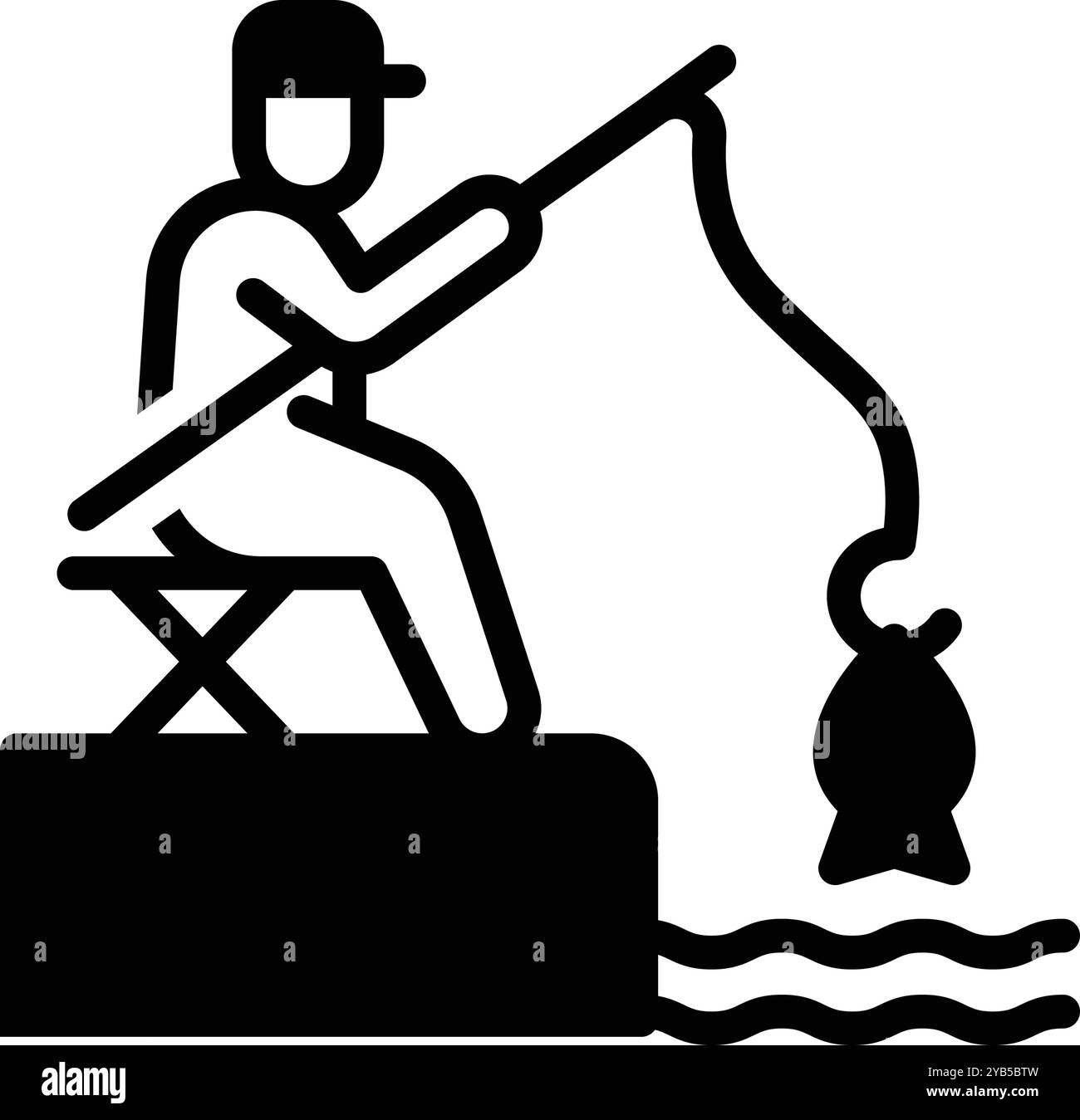 Fishery sign Black and White Stock Photos & Images - Alamy