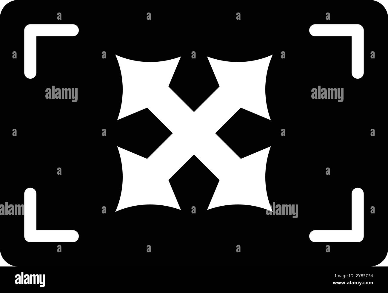 Icon for full screen, full Stock Vector Image & Art - Alamy