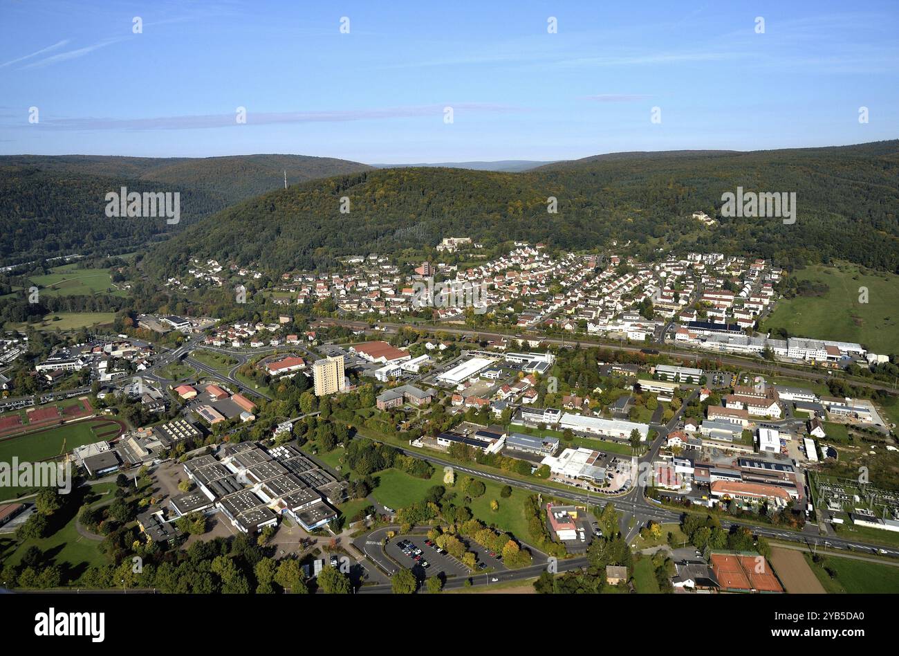 Aerial shot empty railroad hi-res stock photography and images - Alamy