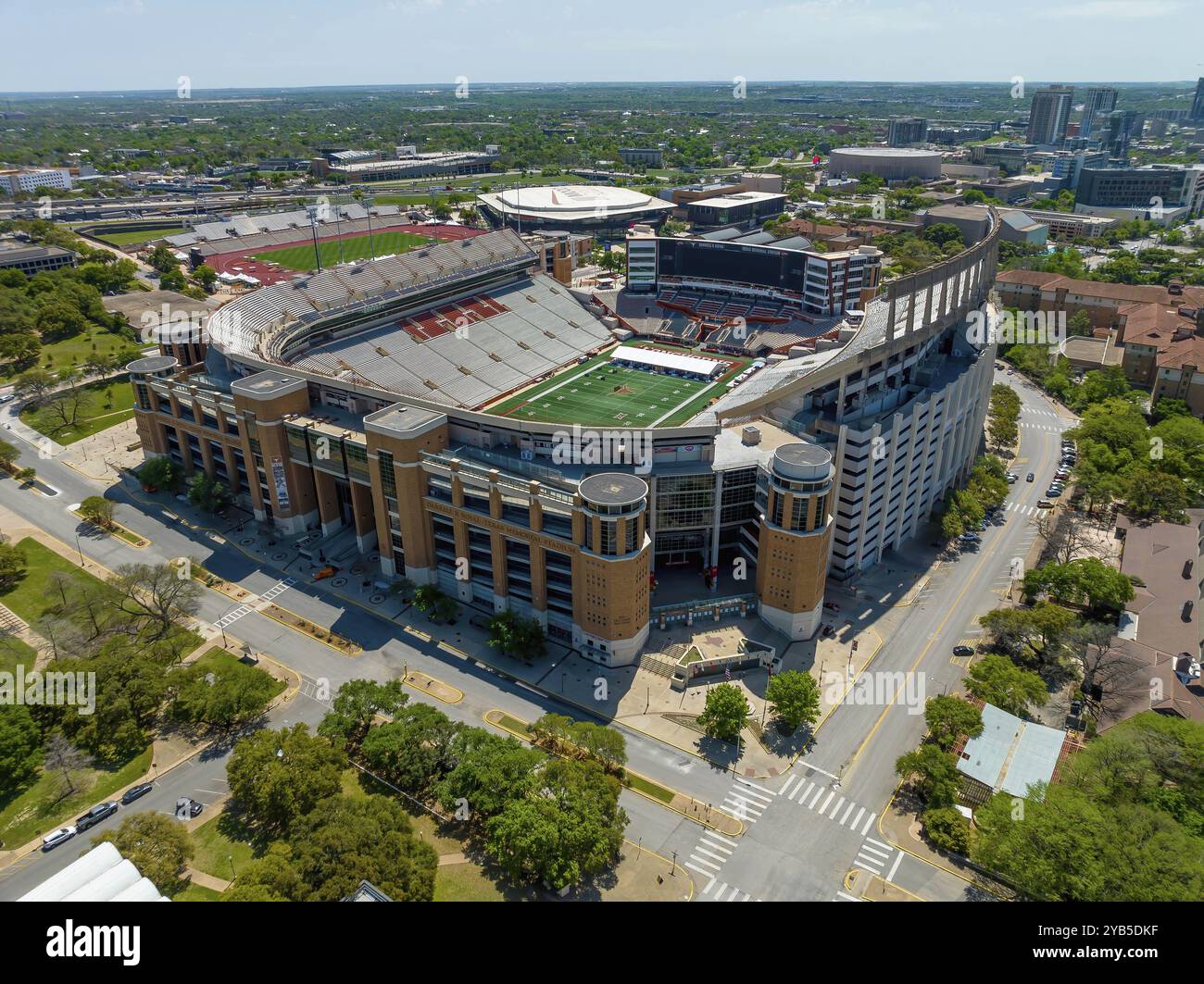 Darrell K Royal Memorial Stadium in Austin, Texas, on the campus of the ...