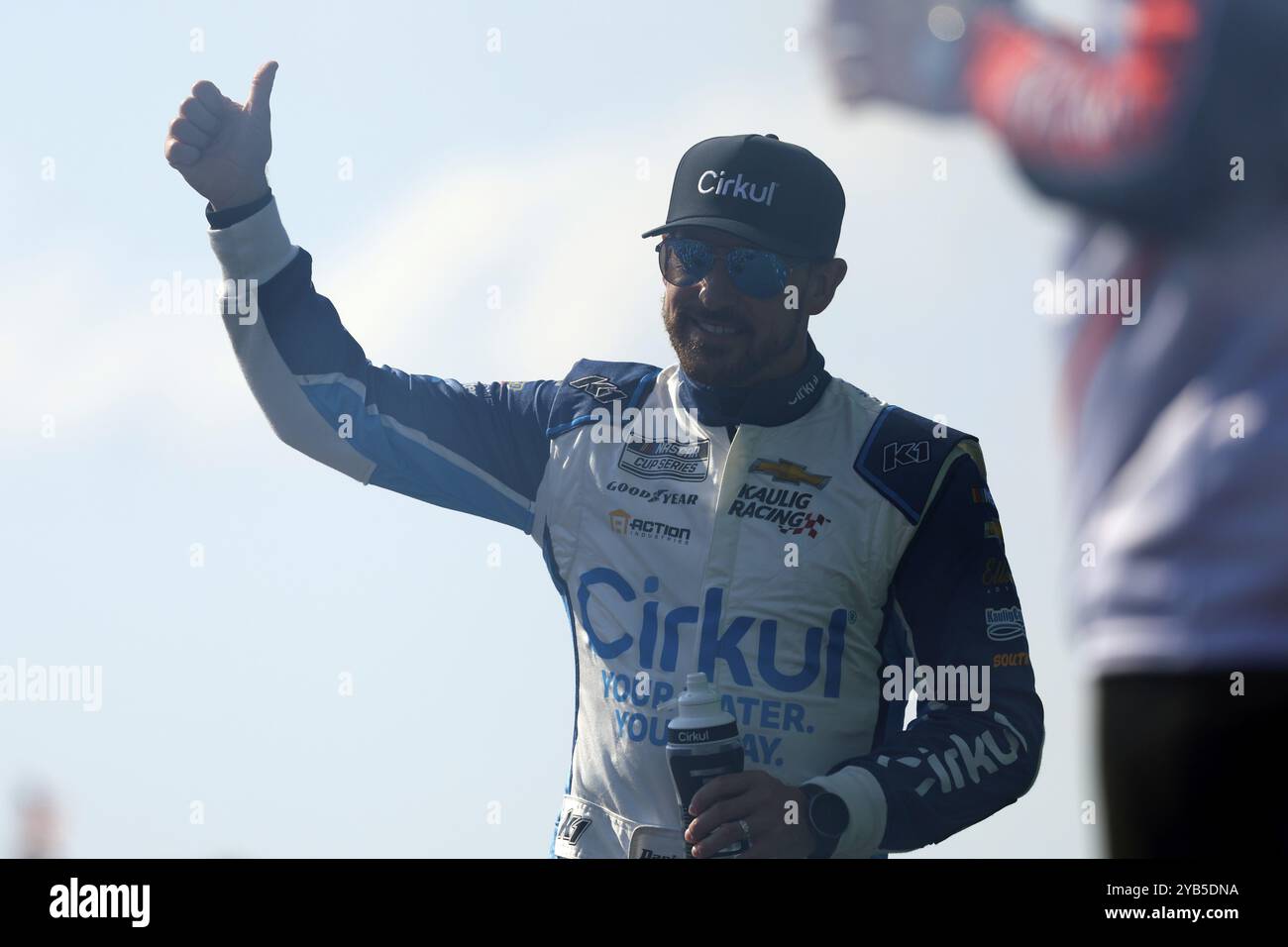 Daniel Hemric gets ready for the Iowa Corn 350 Powered by Ethanol in ...