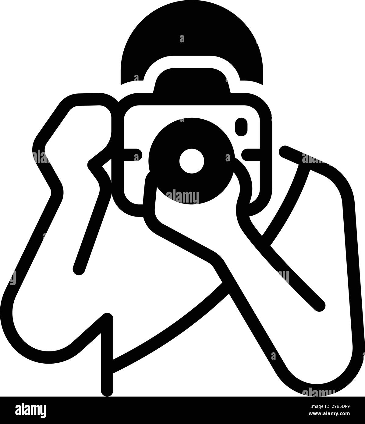 Man camera logo Black and White Stock Photos & Images - Alamy