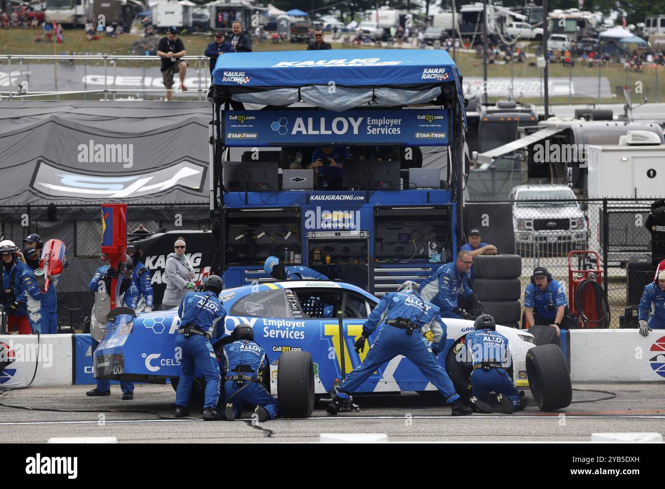 Josh Williams makes a pit stop for the SciAps 200 in Concord, NH, USA ...