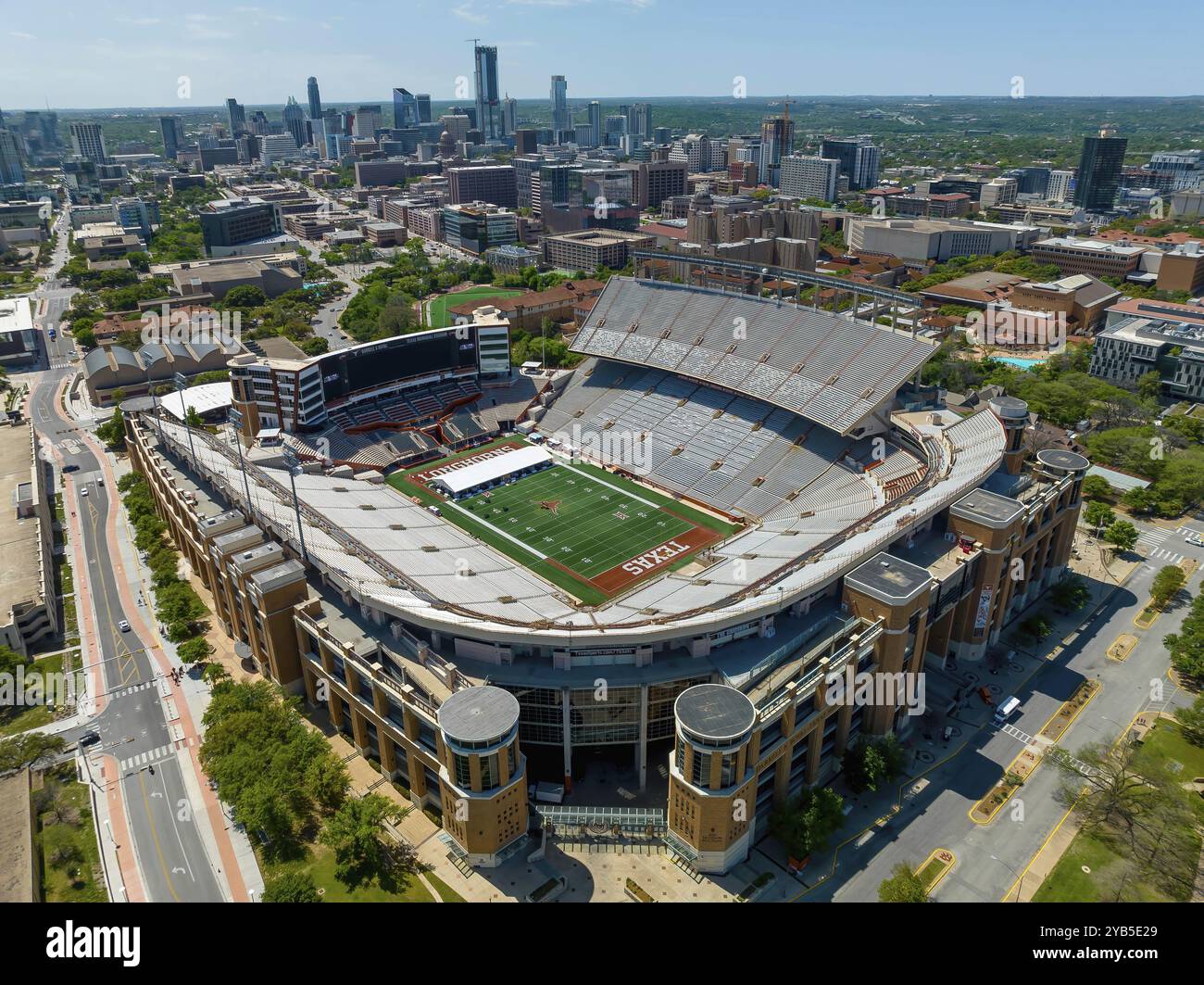 Darrell K Royal Memorial Stadium in Austin, Texas, on the campus of the ...