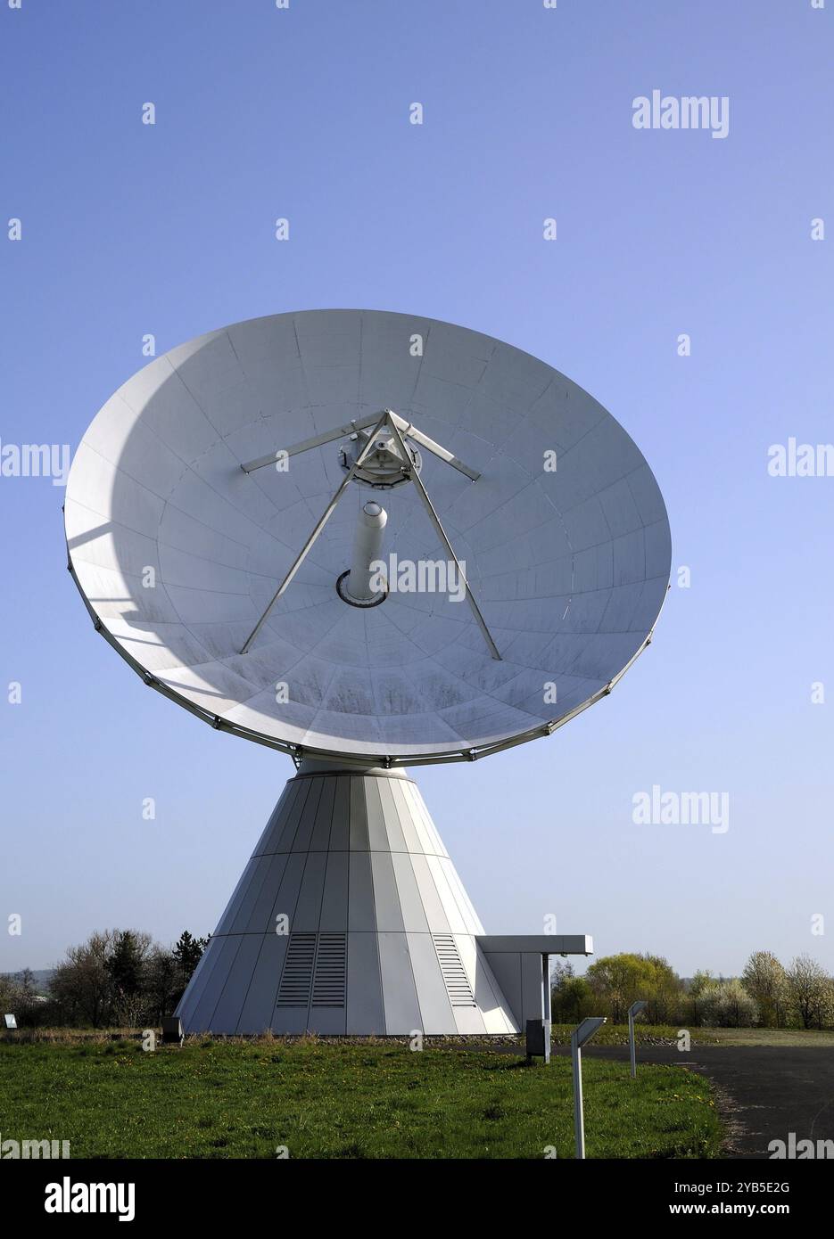 Fuchsstadt earth station Stock Photo - Alamy