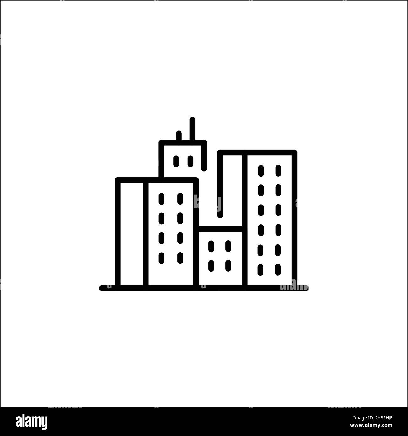 Apartment Building Icon Stock Vector Image & Art - Alamy