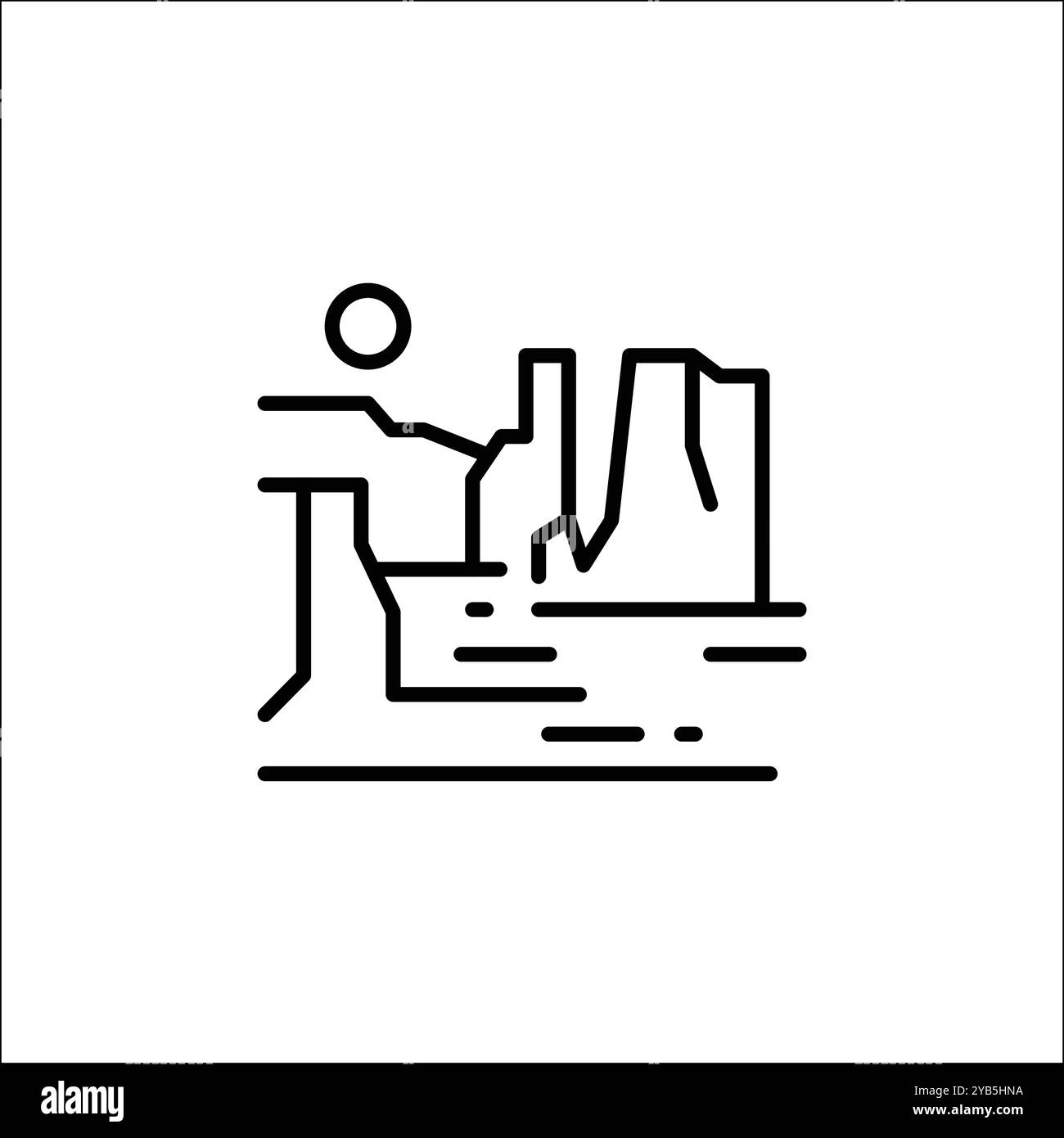 Iconic gorge Stock Vector Images - Alamy