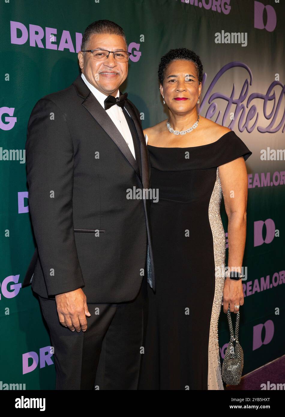 Sheriff Eric S. Higgins, left, and Caron Higgins attend the Dream.Org ...