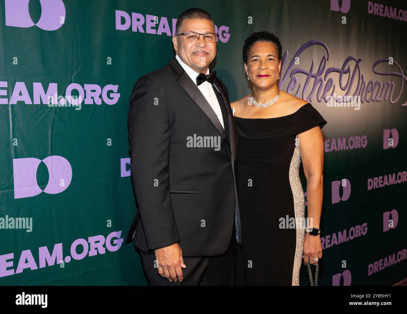 Sheriff Eric S. Higgins, left, and Caron Higgins attend the Dream.Org ...