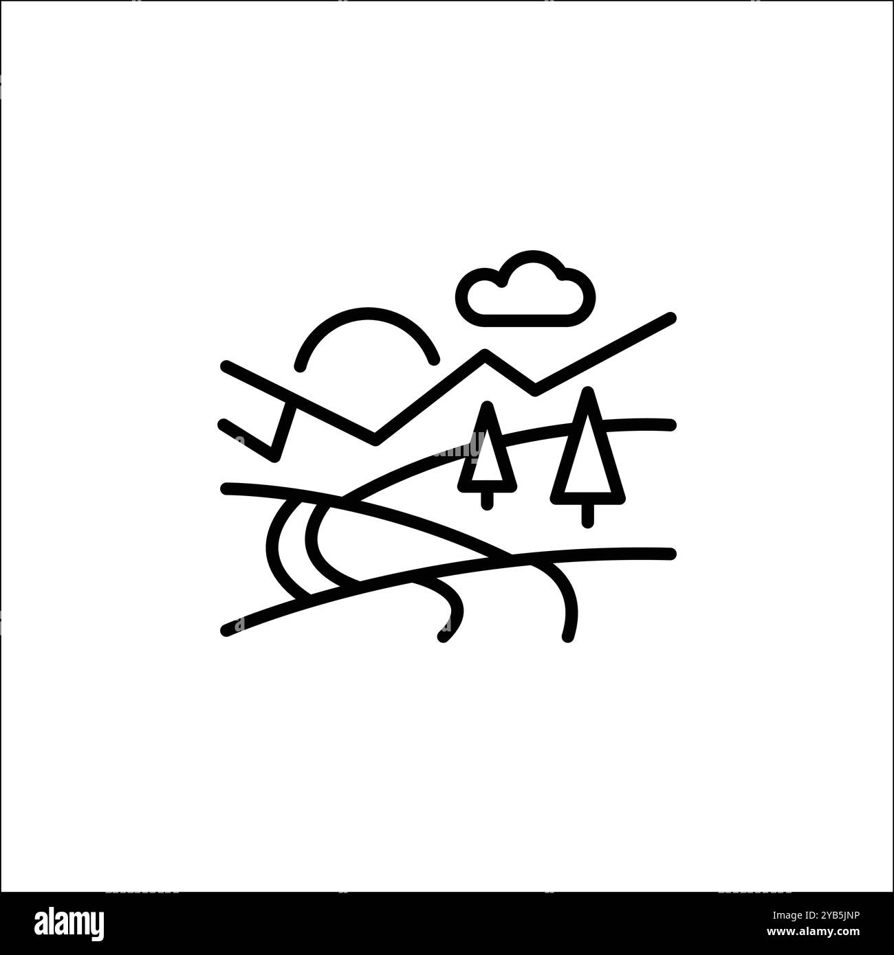 German forest icon Stock Vector Image & Art - Alamy