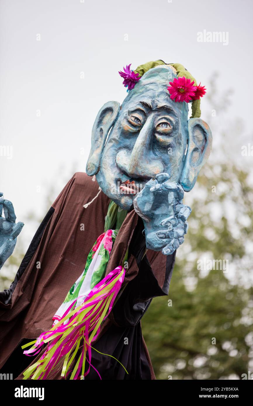 Annual Fremont Solstice Parade occuring in June in Seattle Stock Photo ...